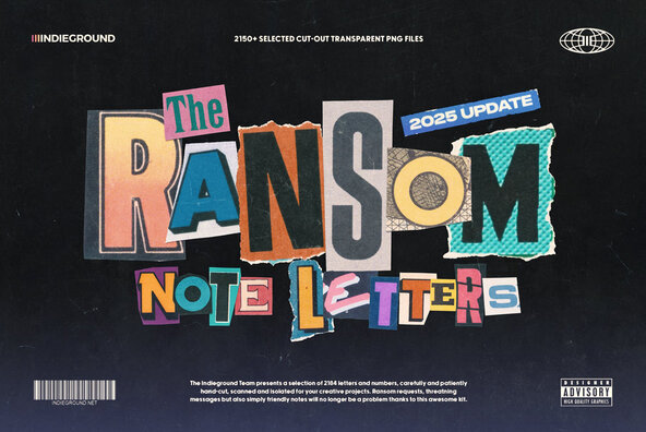 Ransom Note Letters - Graphics - YouWorkForThem