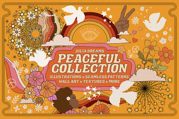 Peaceful Collection Graphics - YouWorkForThem