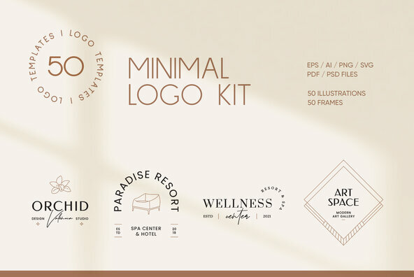 Minimal Logo Kit Graphics - YouWorkForThem