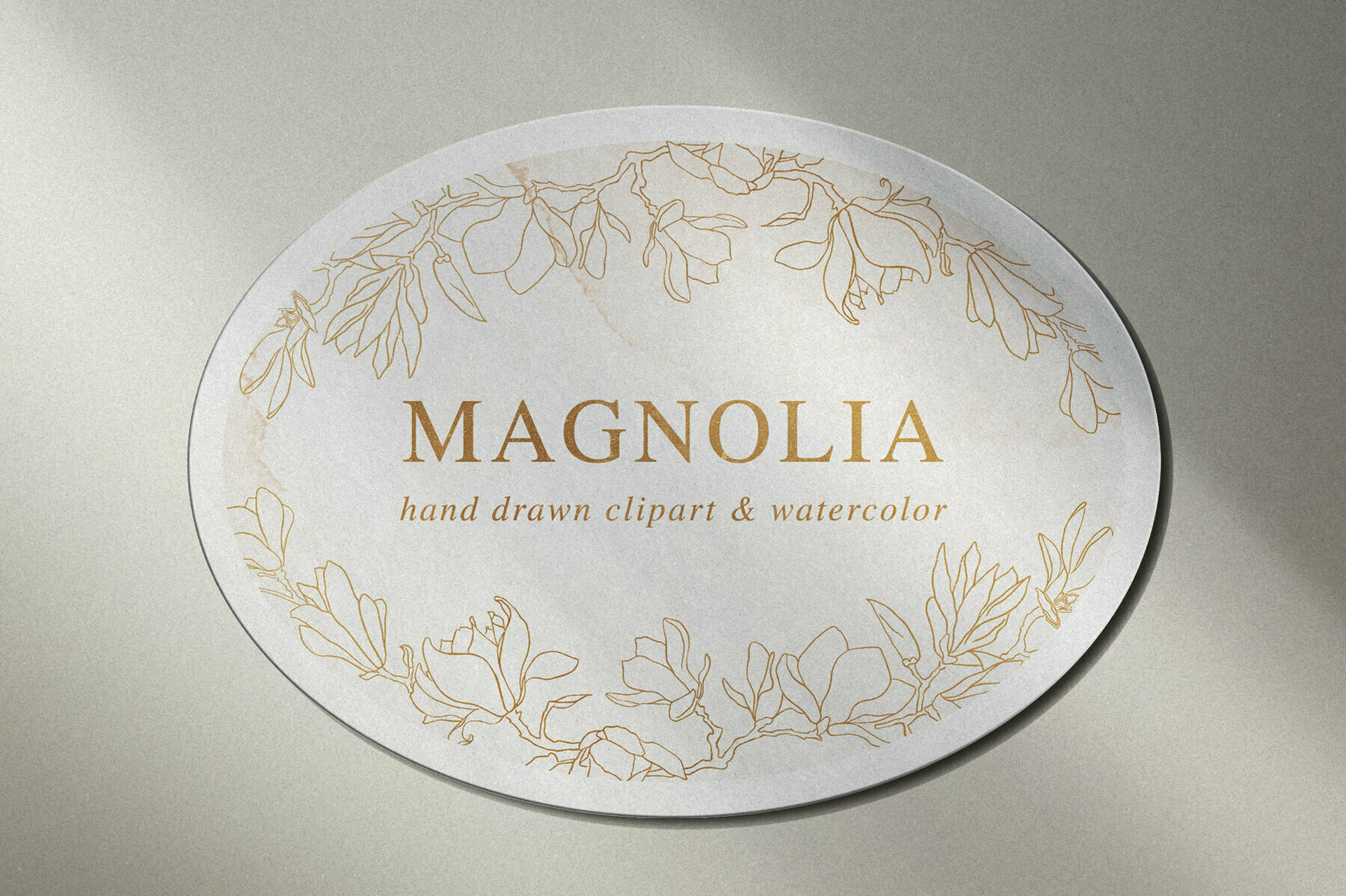 Magnolia Flowers Clipart Font - FontPath