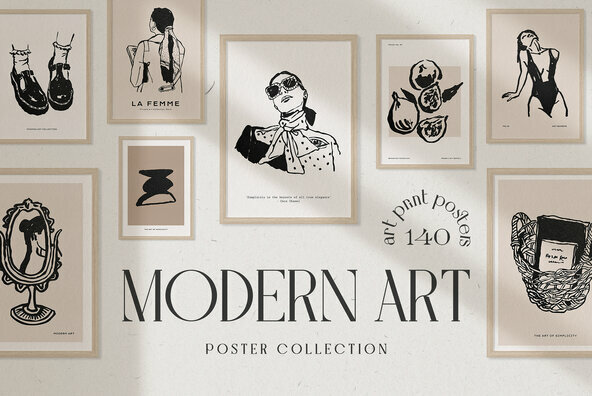Modern Art Prints Posters Graphics - YouWorkForThem