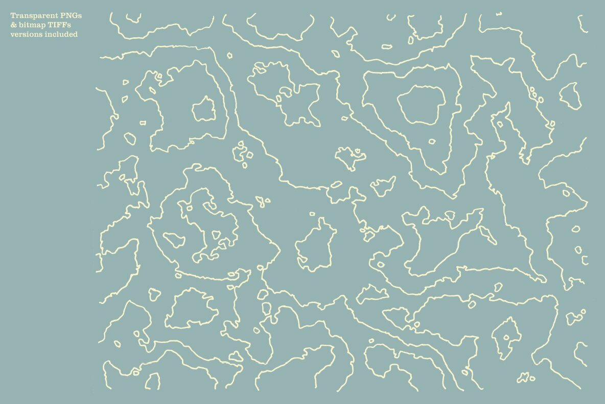 Hand-Drawn Vector Map Patterns Volume 02 Graphics - YouWorkForThem