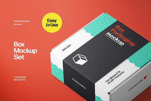 Box Mockup Set Graphics - YouWorkForThem