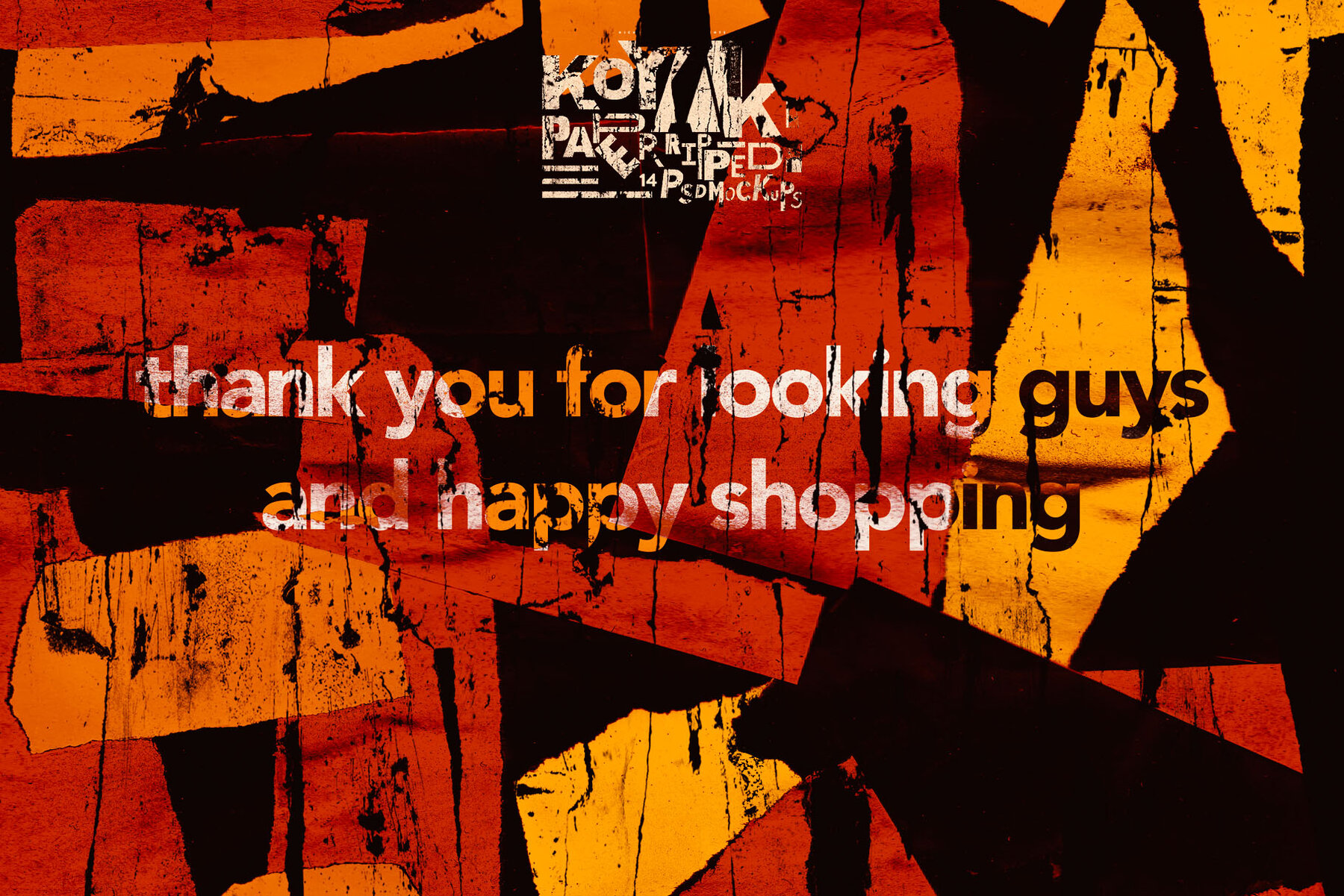 Koyak - 14 PSD Paper Ripped Mockups Graphics - YouWorkForThem