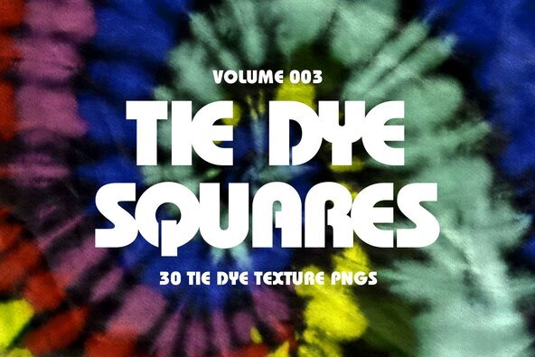 Tie Dye Squares Vol 003 Graphics - YouWorkForThem