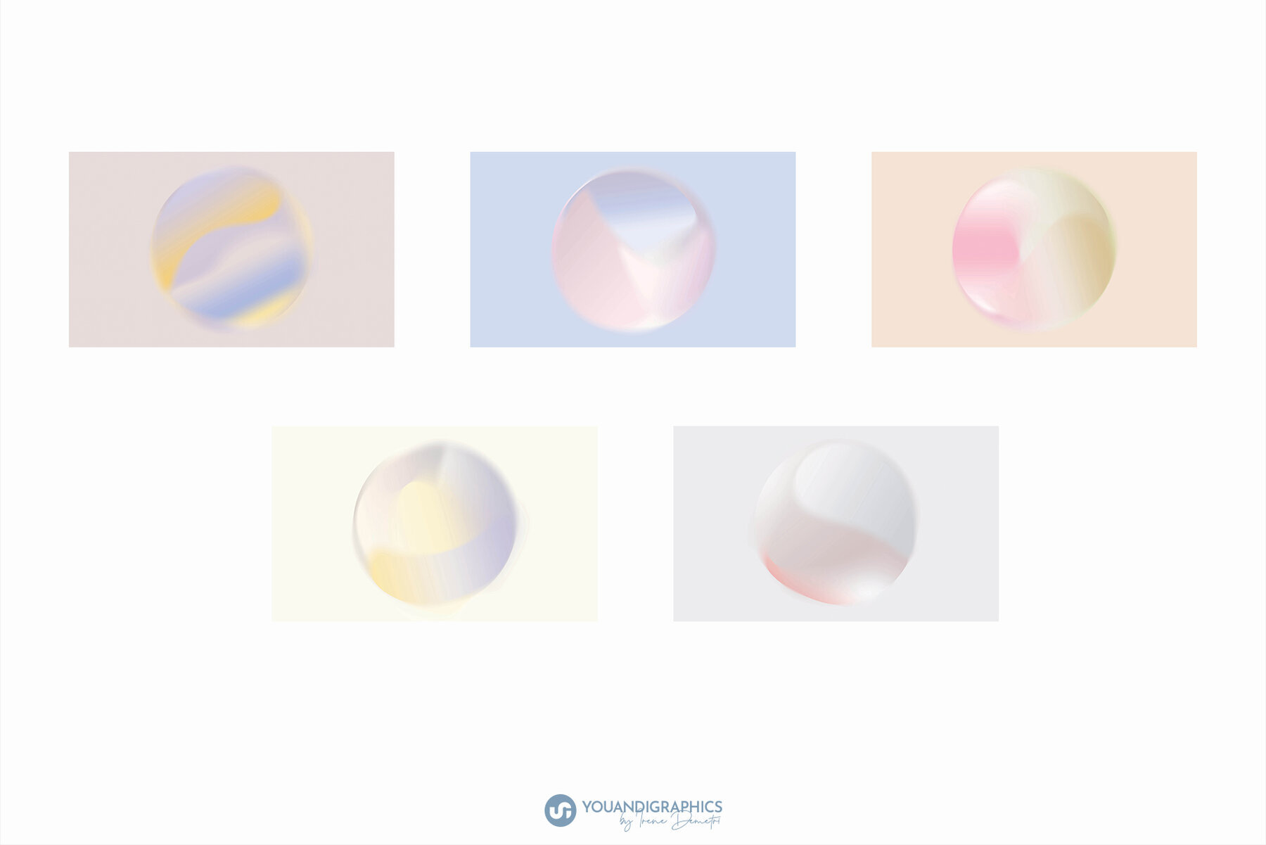 Gradient Spheres Animated and Still Graphics - YouWorkForThem