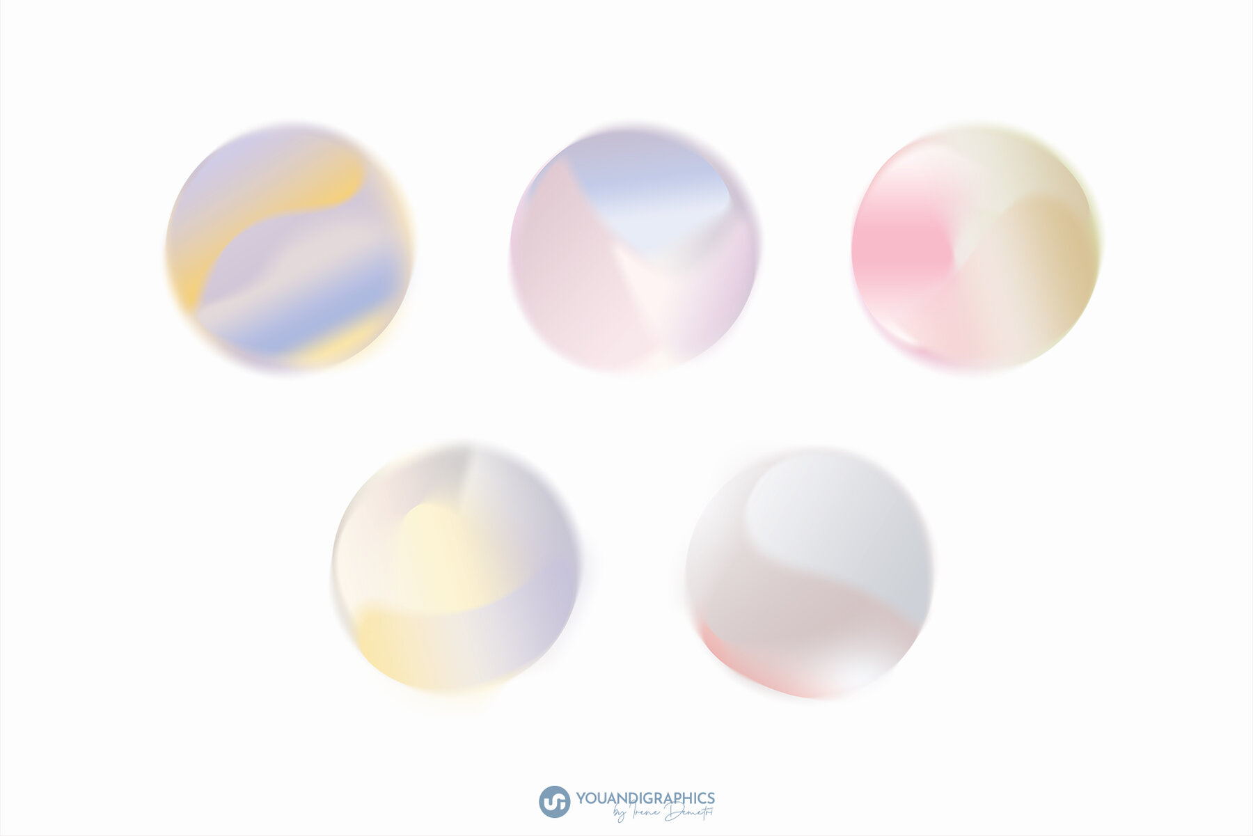 Gradient Spheres Animated and Still Graphics - YouWorkForThem
