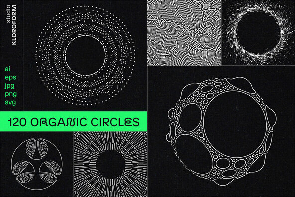 Organic Circles Graphics - YouWorkForThem