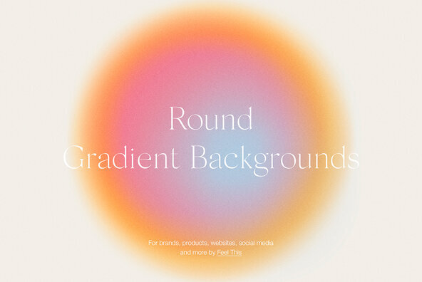 Round Circle Gradient Textures Backgrounds Graphics - YouWorkForThem