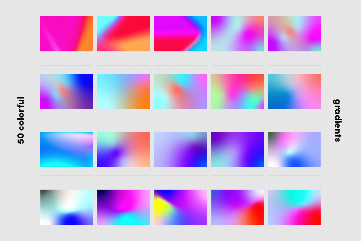 Chroma Grainy Gradient Waves Graphics - YouWorkForThem