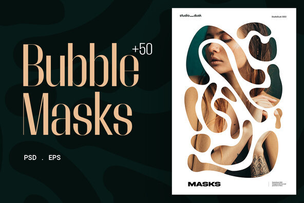 Bubble Masks Graphics - YouWorkForThem