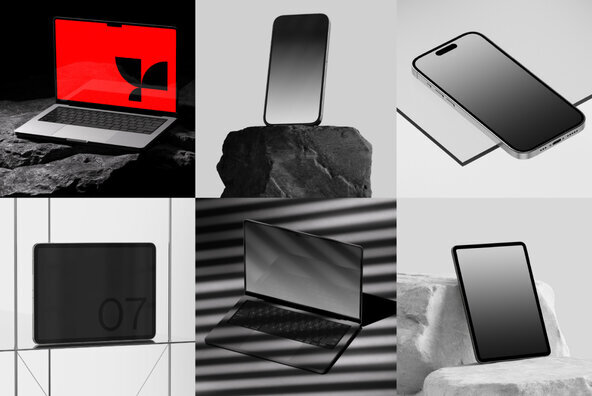 Tech Mockup Bundle VOL IV Graphics - YouWorkForThem