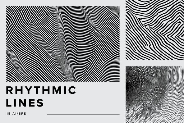 Rhythmic Lines Graphics - YouWorkForThem