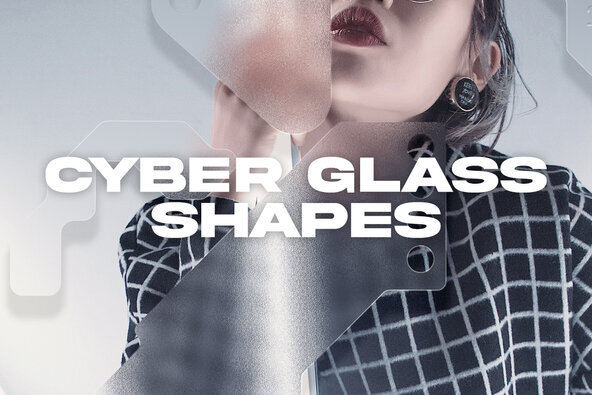 Cyber Glass - Shapes Graphics - YouWorkForThem