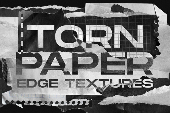 Torn Paper Edge Textures Graphics - YouWorkForThem