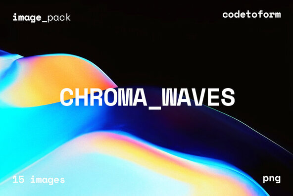 Chroma Waves Abstract Backgrounds Graphics - YouWorkForThem