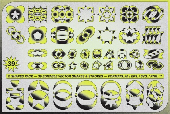 Shapes Pack Graphics - YouWorkForThem