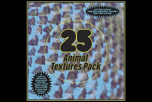 25 Animal Textures Pack Graphics - YouWorkForThem