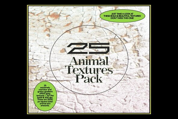 25 Animal Textures Pack Vol.2 Graphics - YouWorkForThem