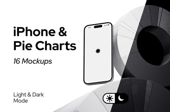 iPhone Pie Charts Graphics - YouWorkForThem