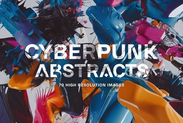 Cyberpunk Abstracts: High-Resolution Graphics for Futuristic Design ...