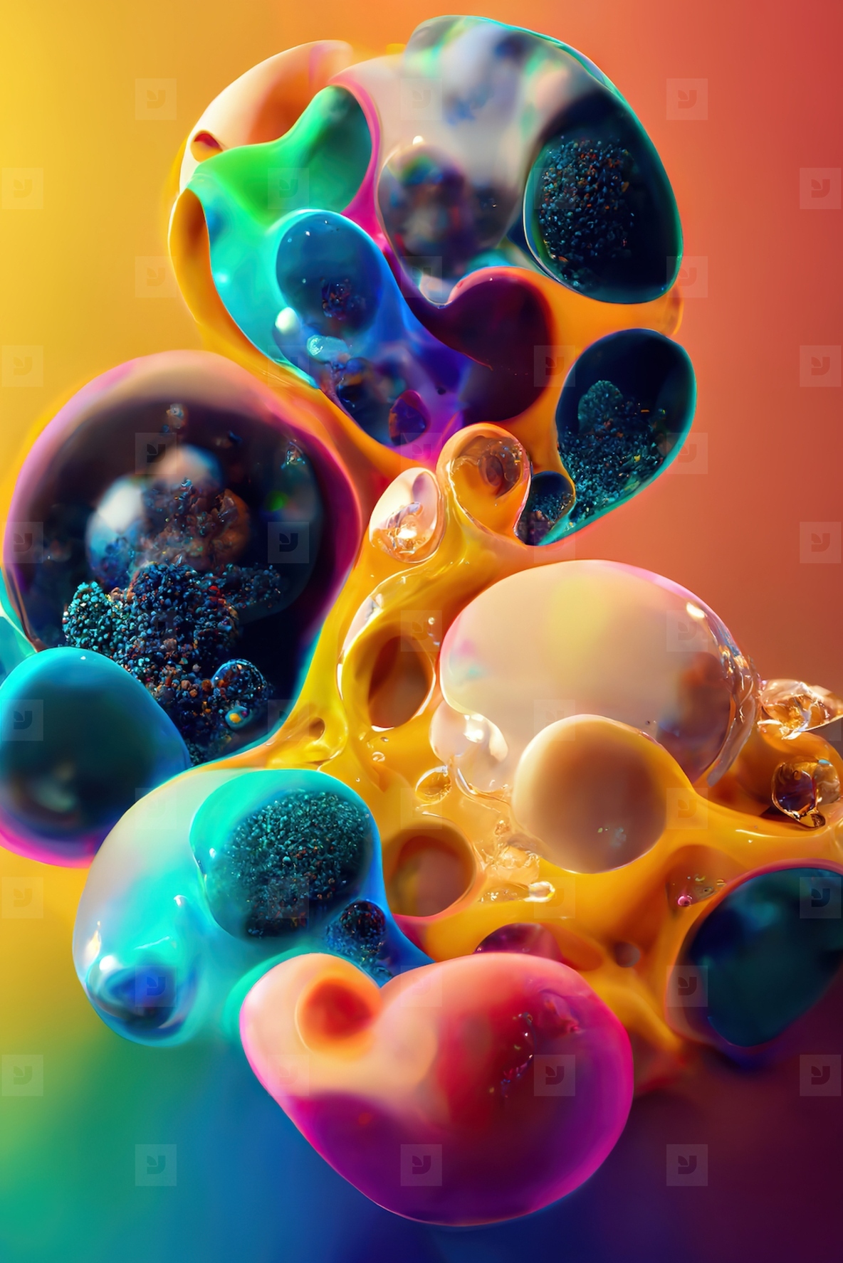 Particle Blobs 12 stock photo (265026) - YouWorkForThem