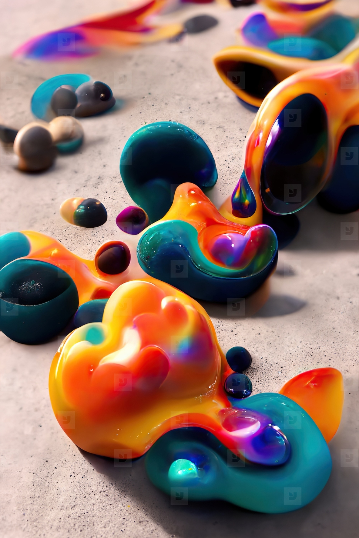 Particle Blobs 14 stock photo (265028) - YouWorkForThem