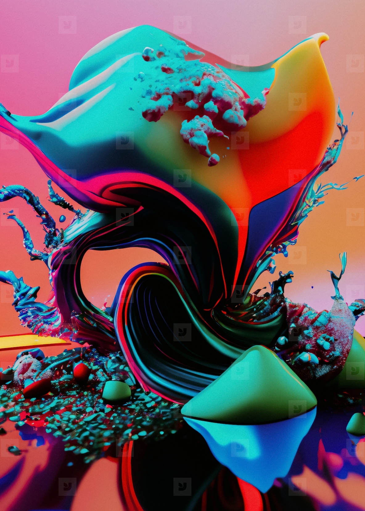 Abstract Particles 18 stock photo (271218) - YouWorkForThem