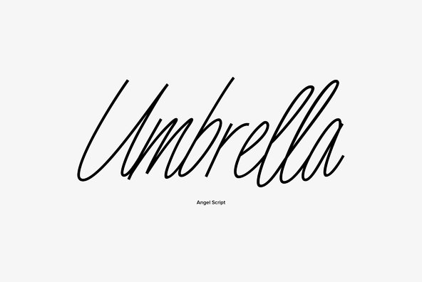 Angel Script - Desktop Font & WebFont - YouWorkForThem