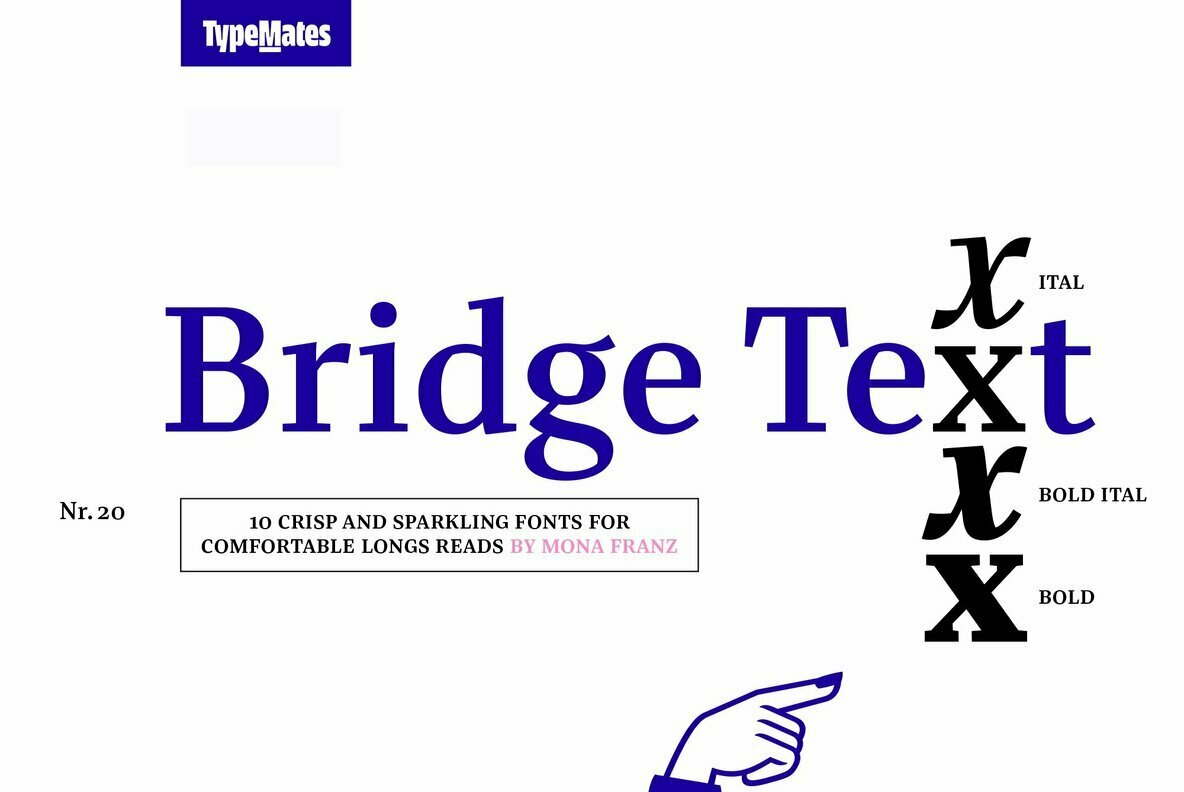 Bridge Text Font - YouWorkForThem