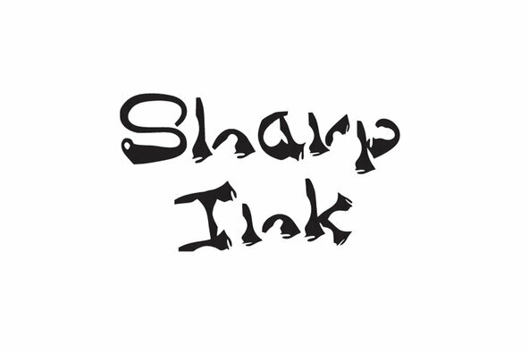 Sharp Ink Font - YouWorkForThem