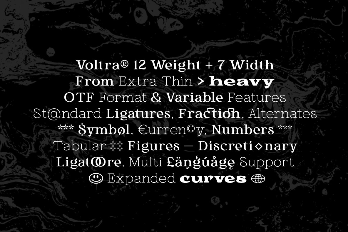 Voltra Font - YouWorkForThem