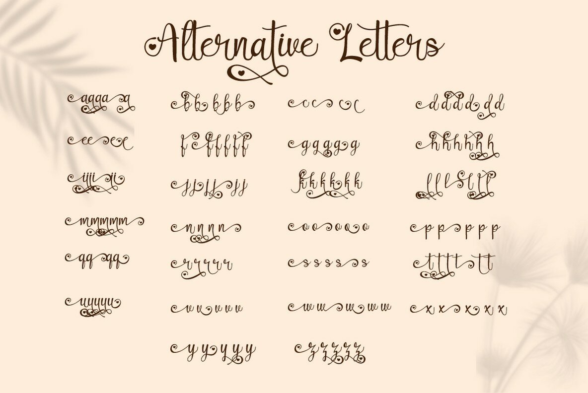 Lovely Couple Font - YouWorkForThem