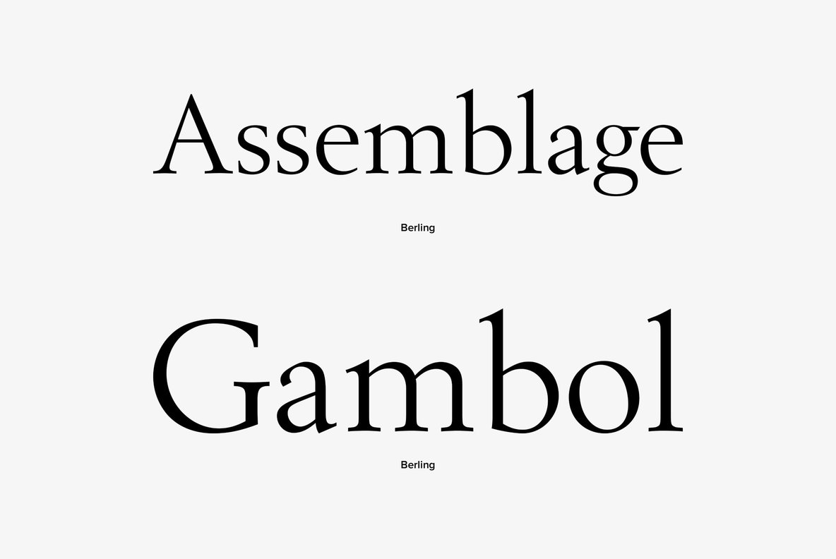 Berling Font - YouWorkForThem