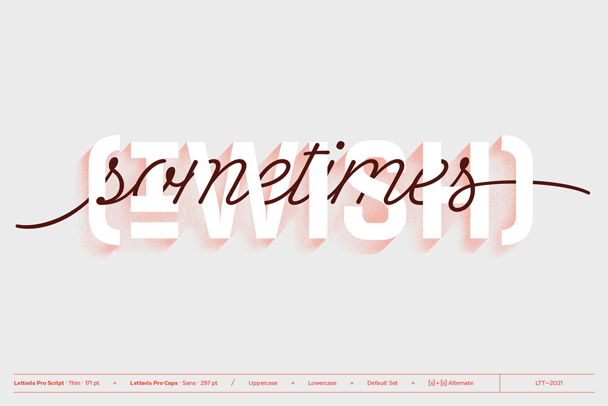 Letteria Pro Font - YouWorkForThem