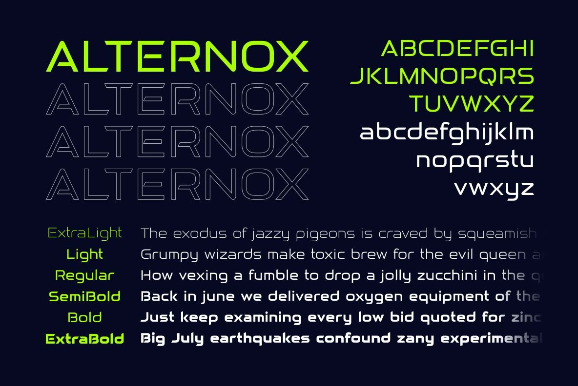 Alternox Font - YouWorkForThem