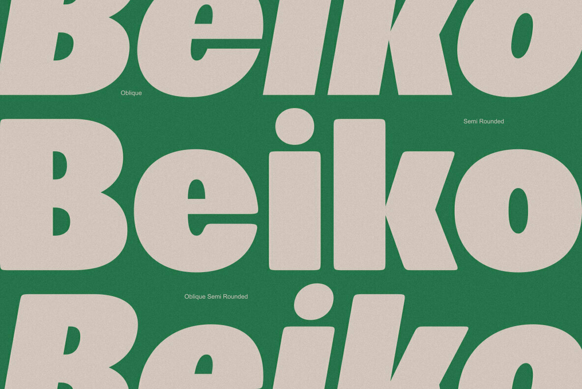 Beiko Heavy Font - YouWorkForThem