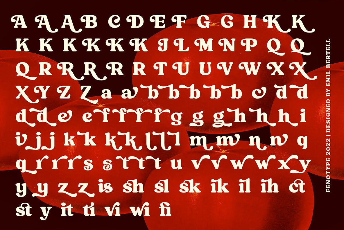 Tomato Ketchup Font - YouWorkForThem