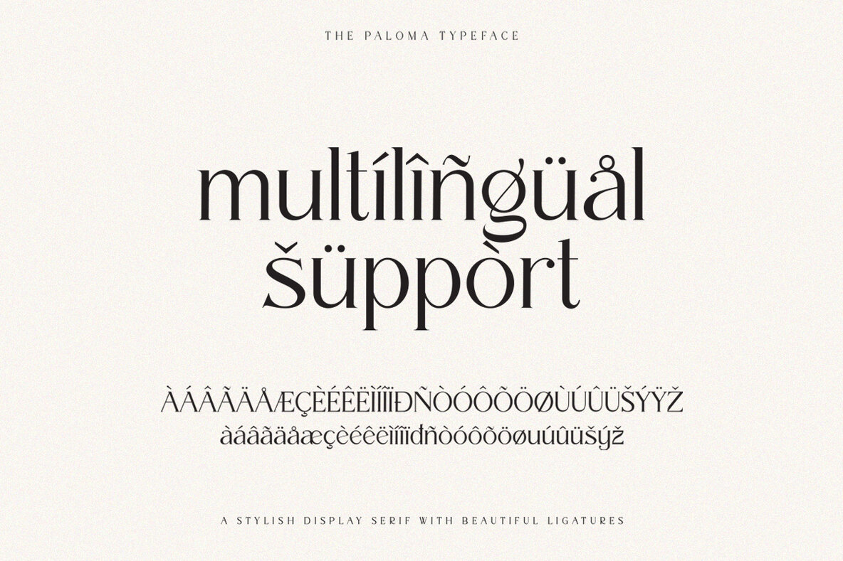 The Paloma Font - YouWorkForThem