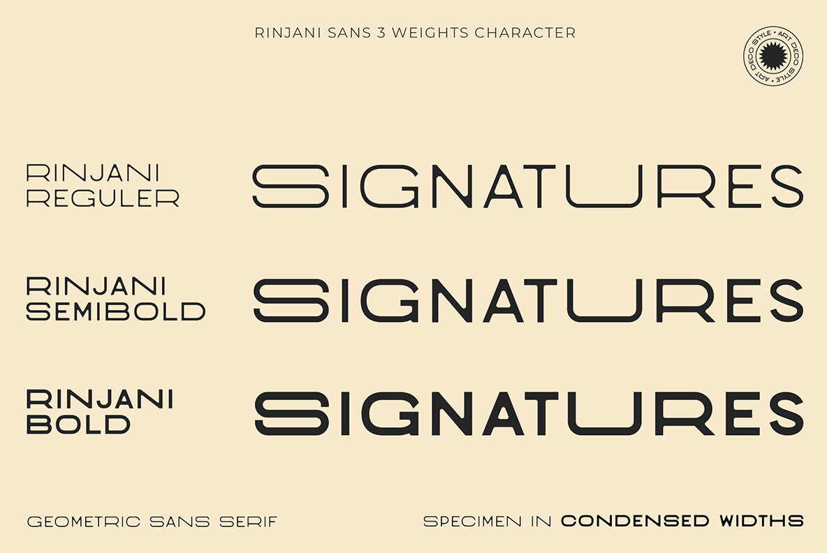 Rinjani Font - YouWorkForThem