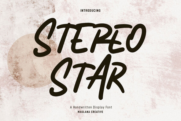 Stereo Star Font - FontPath