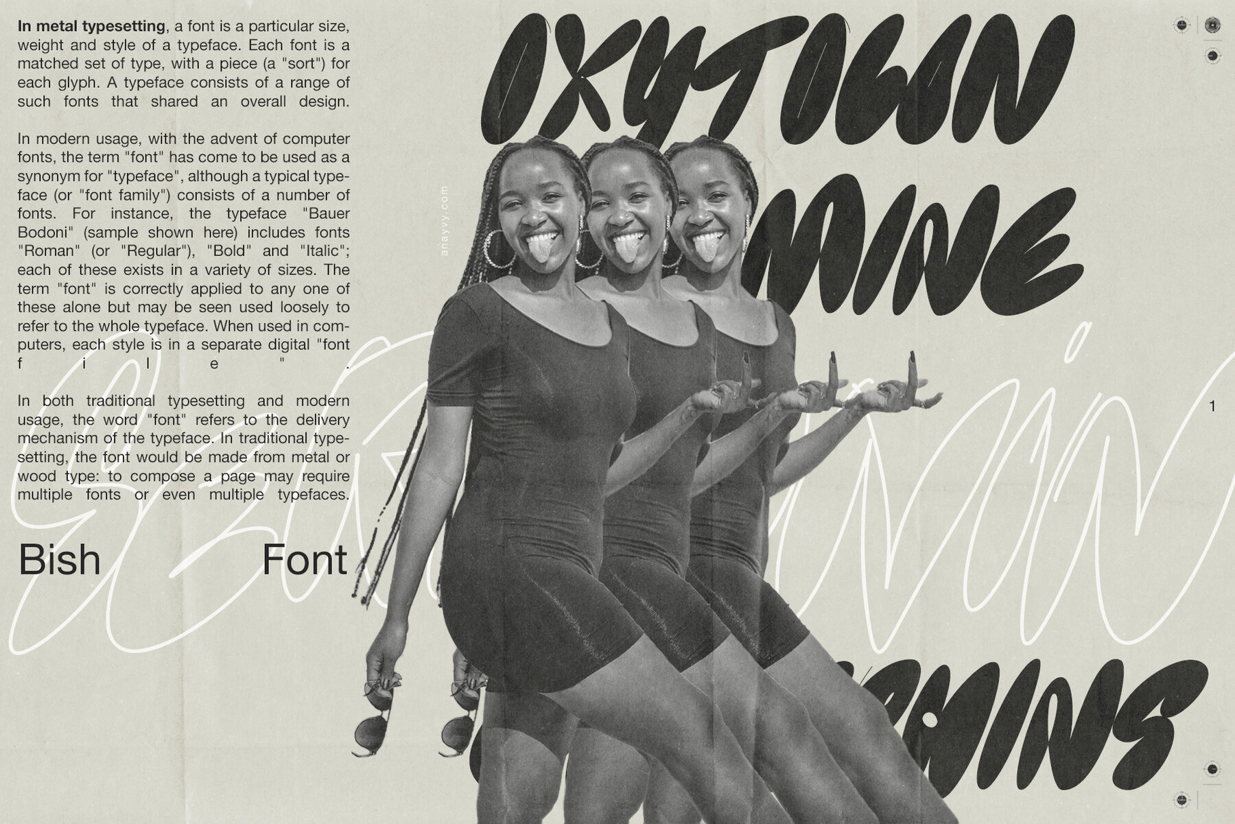 BISH Font - YouWorkForThem