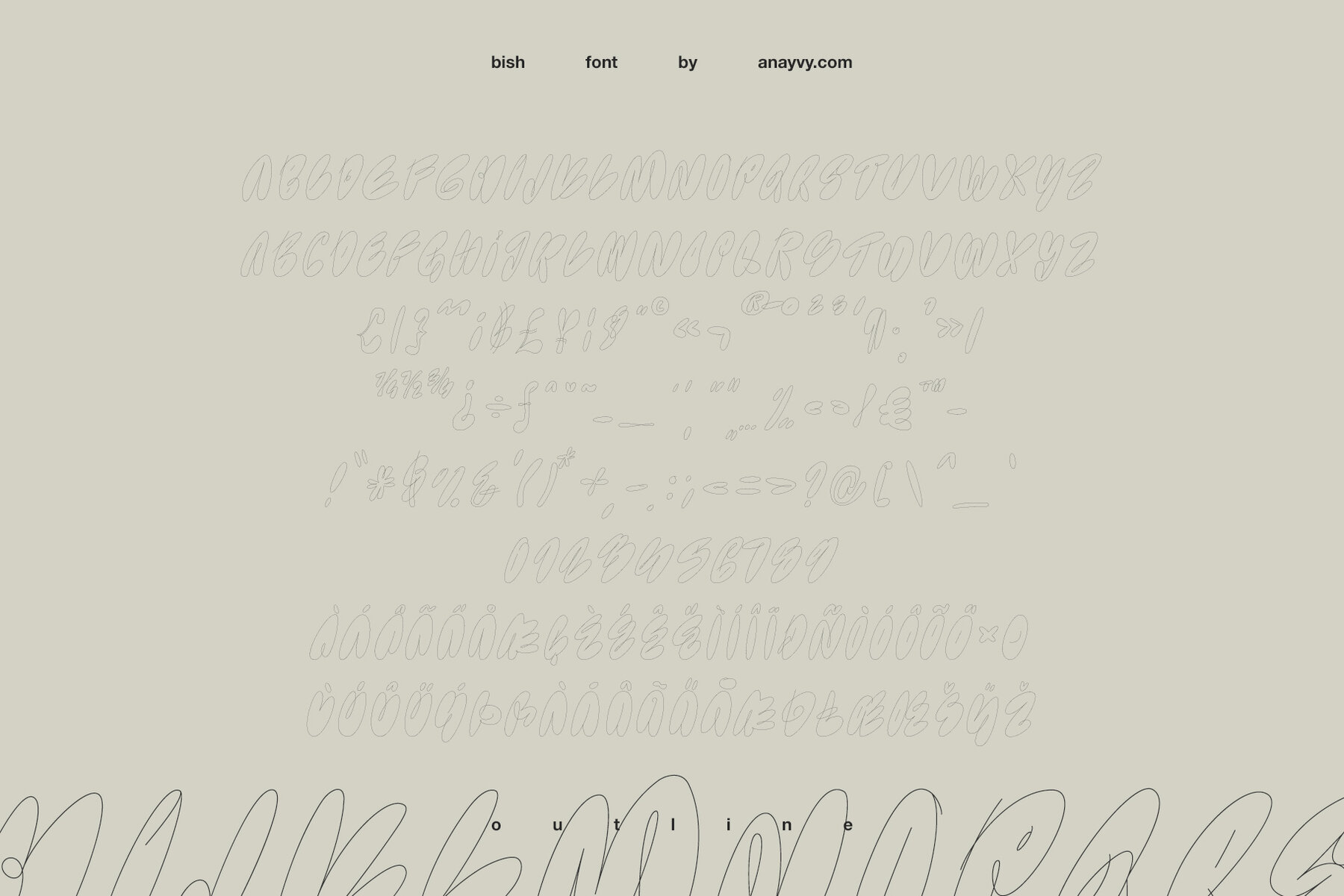 BISH Font - YouWorkForThem