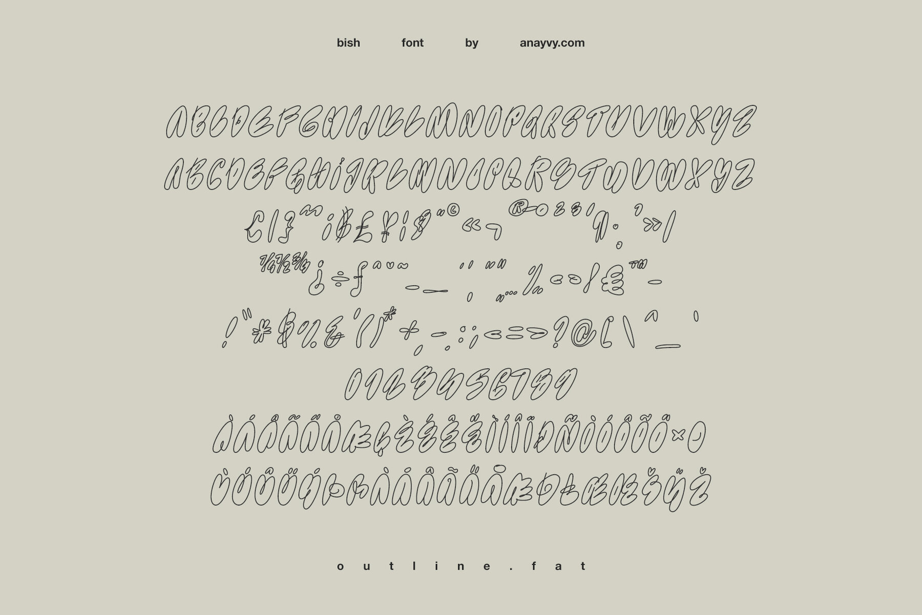 BISH Font - YouWorkForThem