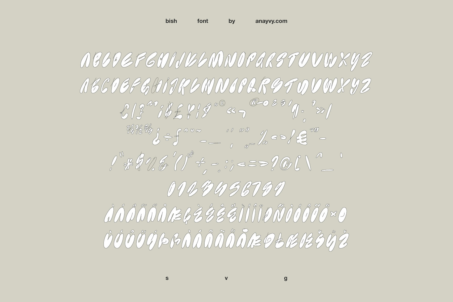 BISH Font - YouWorkForThem