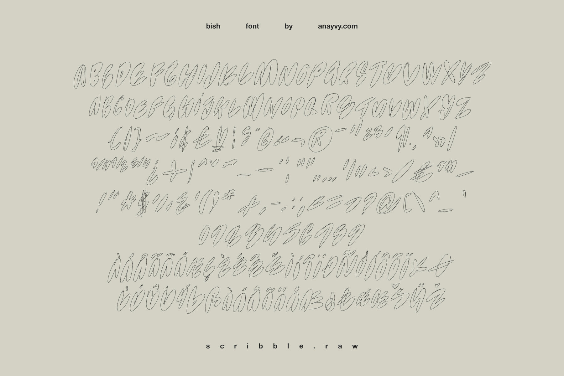 BISH Font - YouWorkForThem