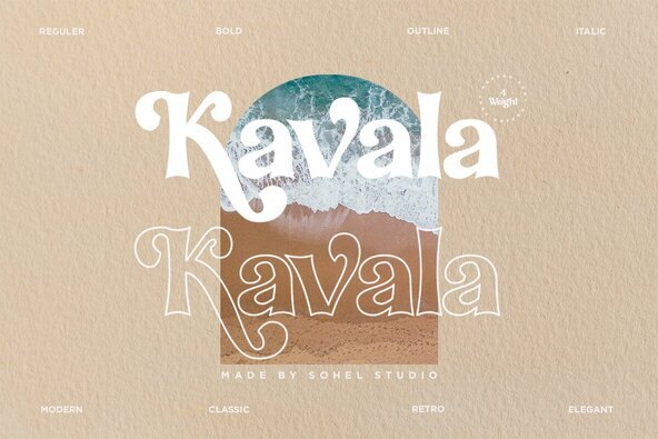 Kavala Font - YouWorkForThem