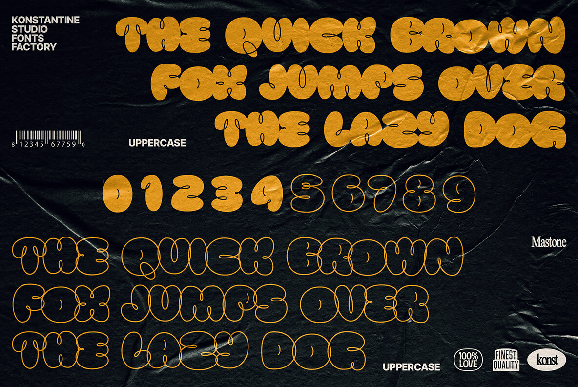 Mastone Font - YouWorkForThem