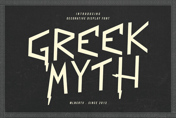 Greek Myth Font - FontPath