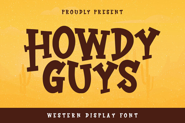 Howdy Guys Font - YouWorkForThem